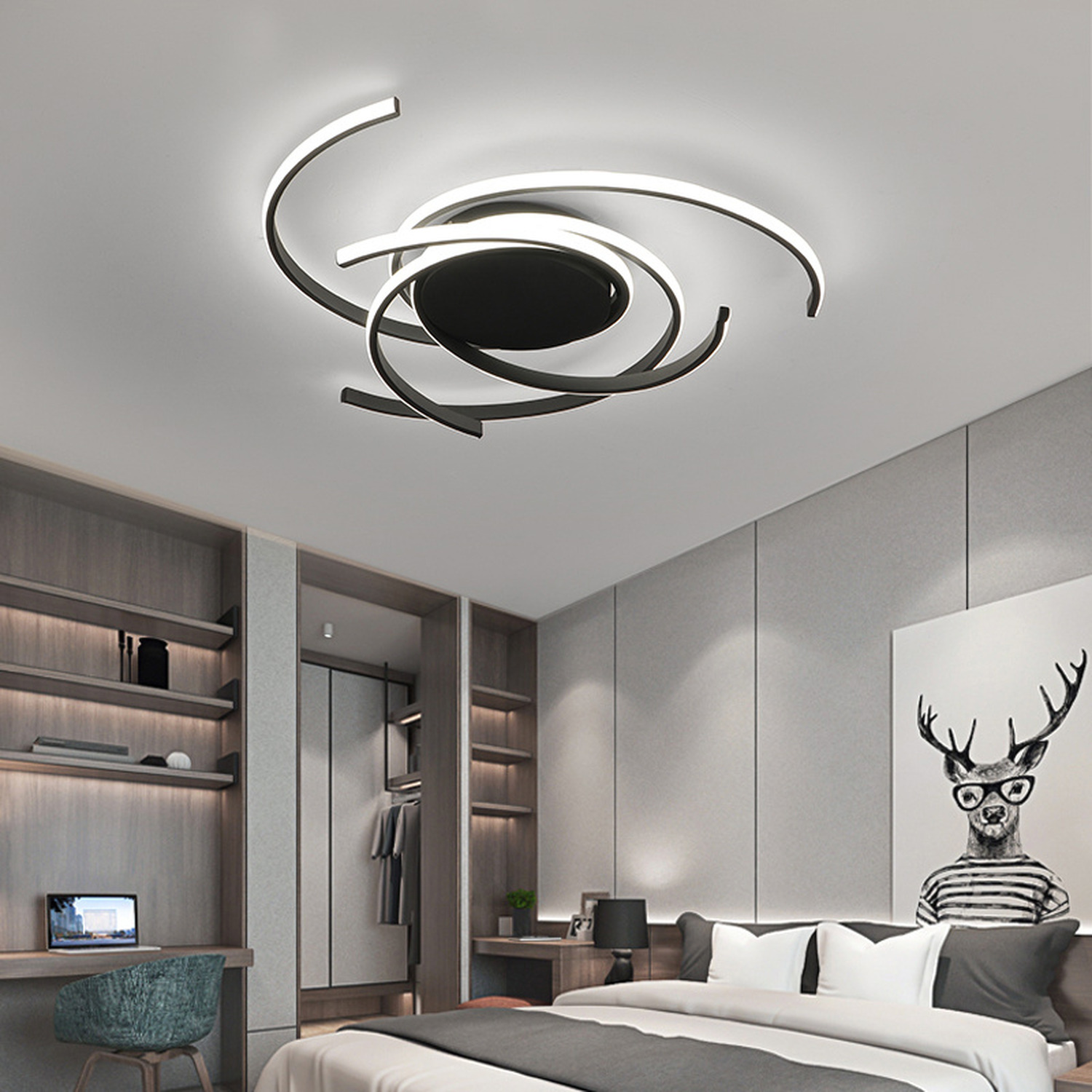 Add Flair to Your Rooms With an Airplane Ceiling Light - Dianfashion